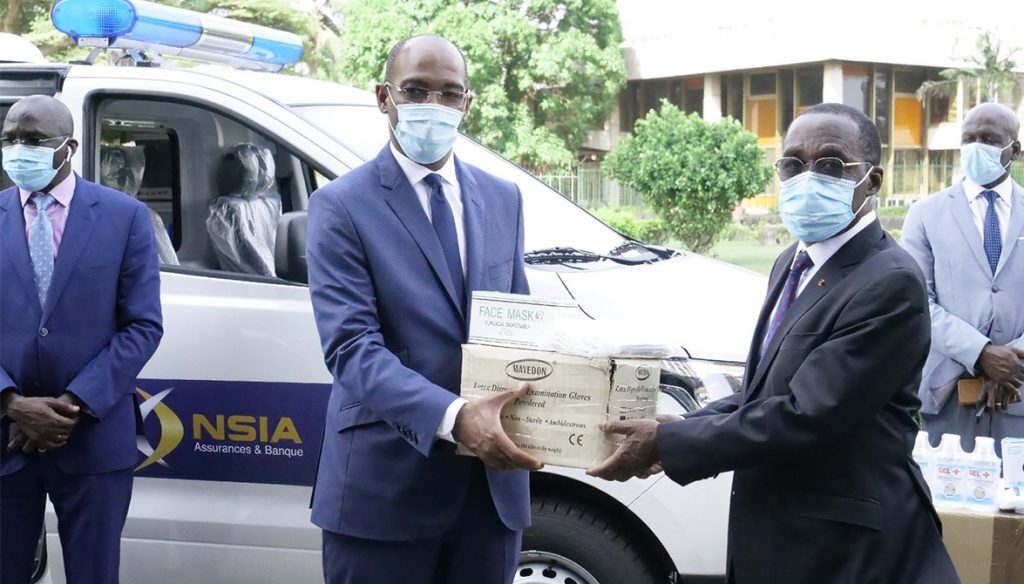 Le Groupe NSIA soutient la lutte contre le Covid-19 en Côte d'Ivoire - NSIA BANQUE CI